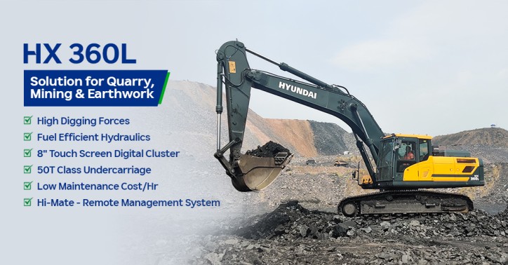 HD Hyundai HX 360L Excavator for Sale at the Best Price