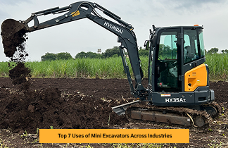 Top 7 uses Uses of Mini Excavators in Modern Industries