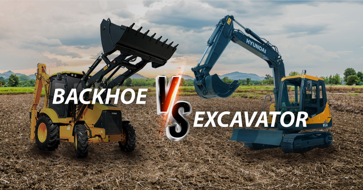 Backhoe Loader vs. Excavator | Hyundai CE India