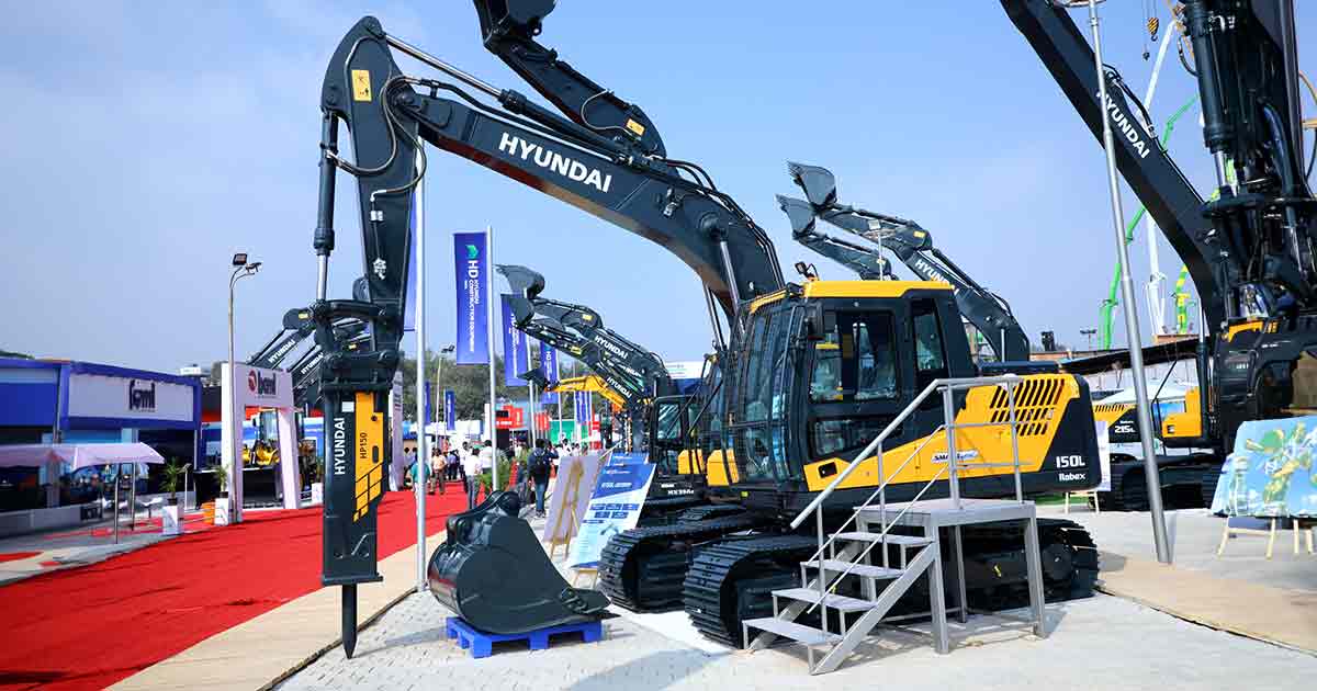 Hyundai R150L SMART Plus - 15 Ton Excavator Machinery for Quarry & Infra