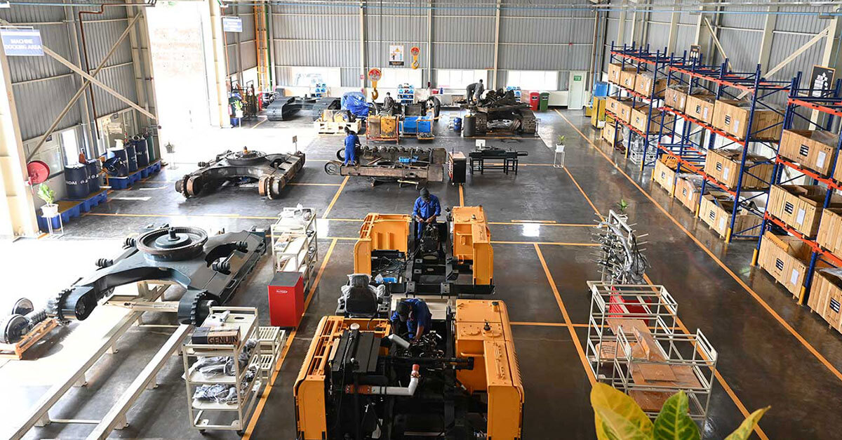 Hyundai Excavator Rebuild Center - A Worldclass Facility